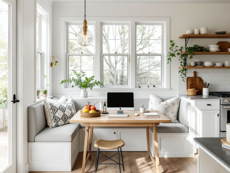 9 Genius Kitchen Nook Desk Ideas For A Stylish Workspace