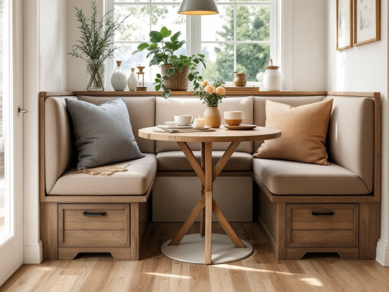 12 Genius Kitchen Nook Storage Ideas To Maximize Your Space