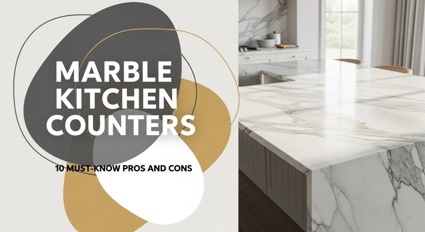 10 Must-Know Pros And Cons Of Marble Kitchen Counters
