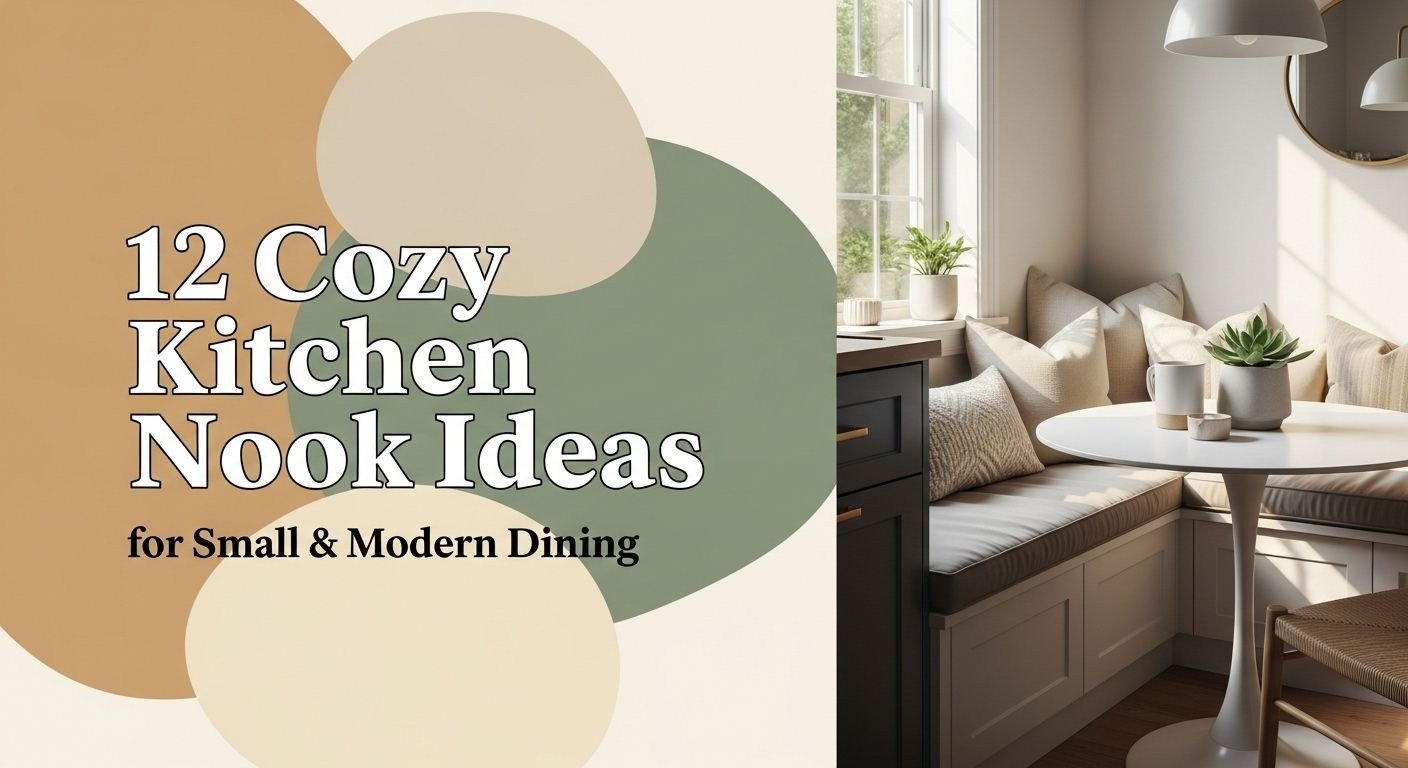 12 Cozy Kitchen Nook Ideas For Small & Modern Dining