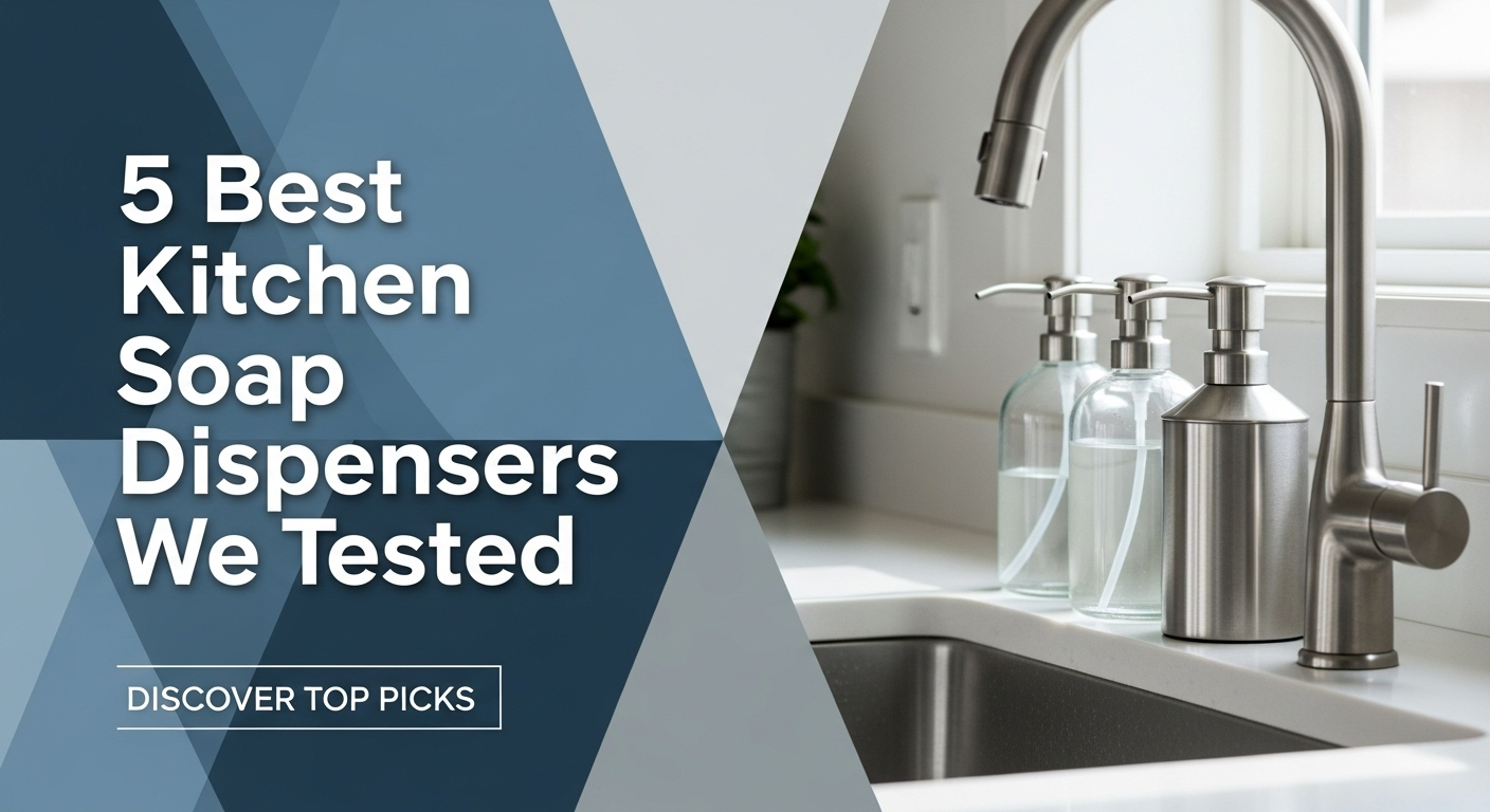 5 Best Kitchen Soap Dispensers We Tested In 2026