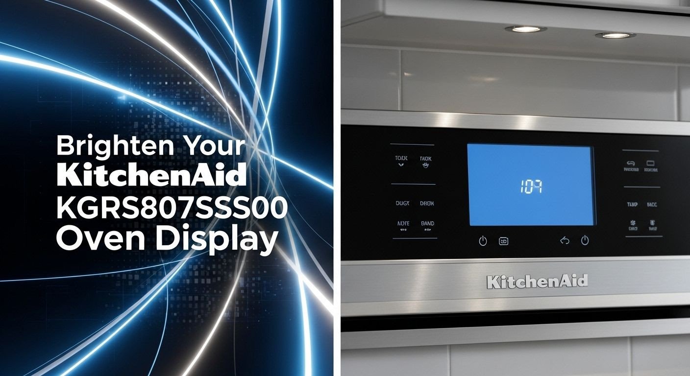 Brighten Your KitchenAid KGRS807SSS00 Oven Display