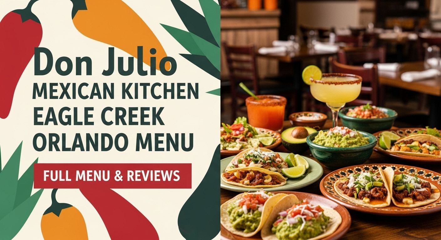 Don Julio Mexican Kitchen Eagle Creek Orlando Menu: Full Menu & Reviews