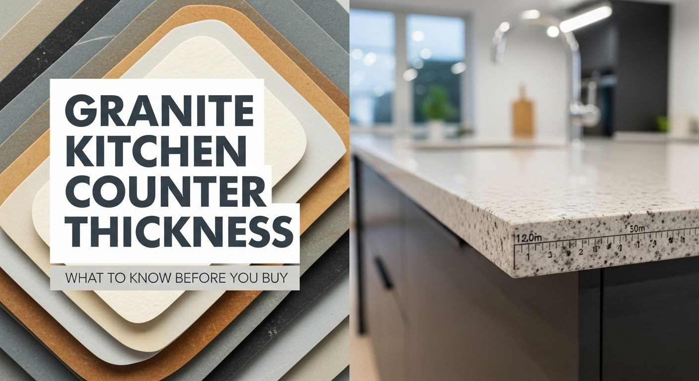 Granite Kitchen Counter Thickness: What To Know Before You Buy