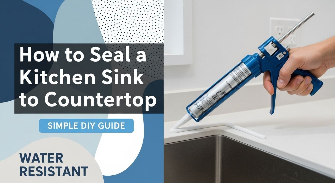 How To Seal A Kitchen Sink To Countertop: Simple DIY Guide