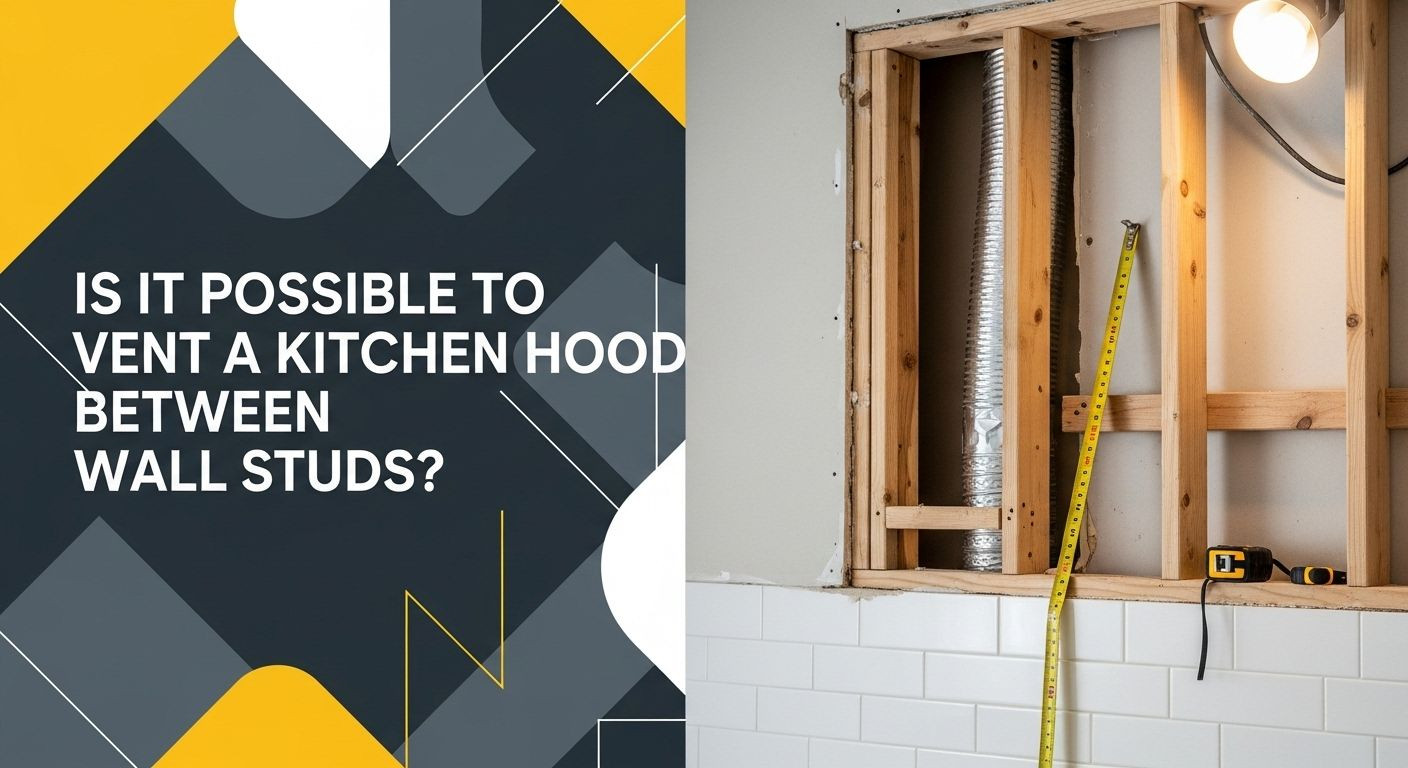 Is It Possible To Vent A Kitchen Hood Between Wall Studs?