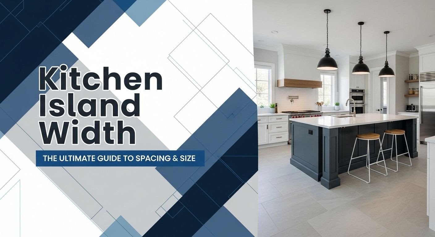 Kitchen Island Width: The Ultimate Guide To Spacing & Size