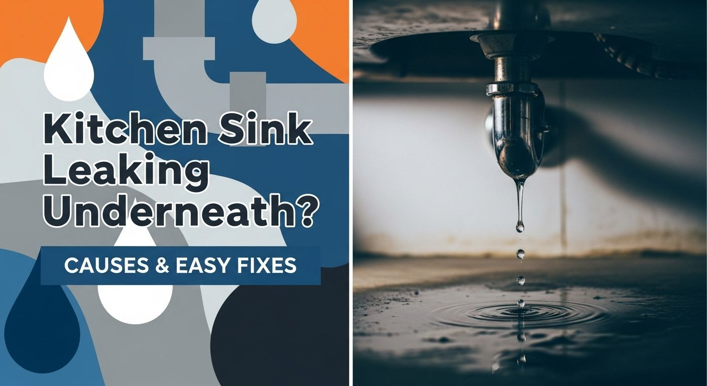Kitchen Sink Leaking Underneath? Causes & Easy Fixes