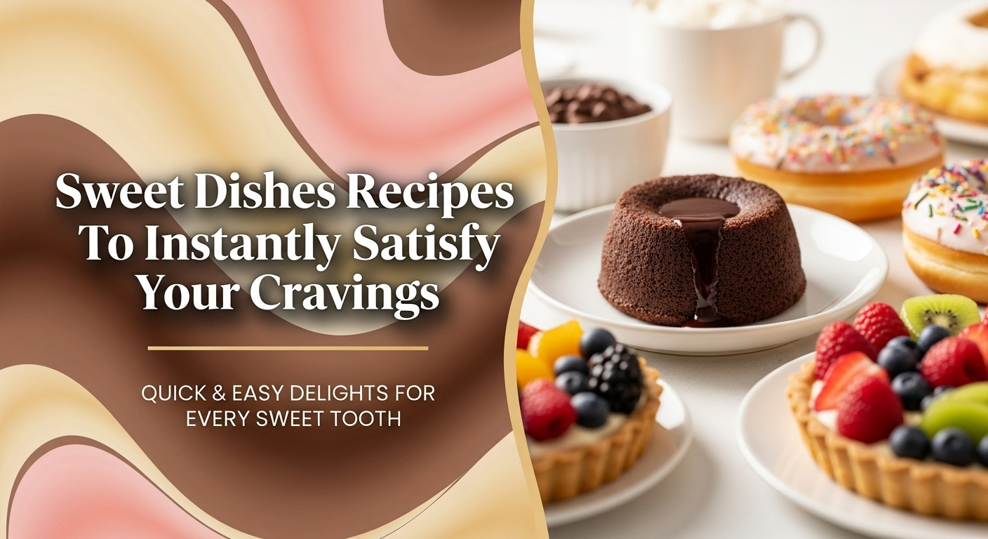 Sweet Dishes Recipes To Instantly Satisfy Your Cravings