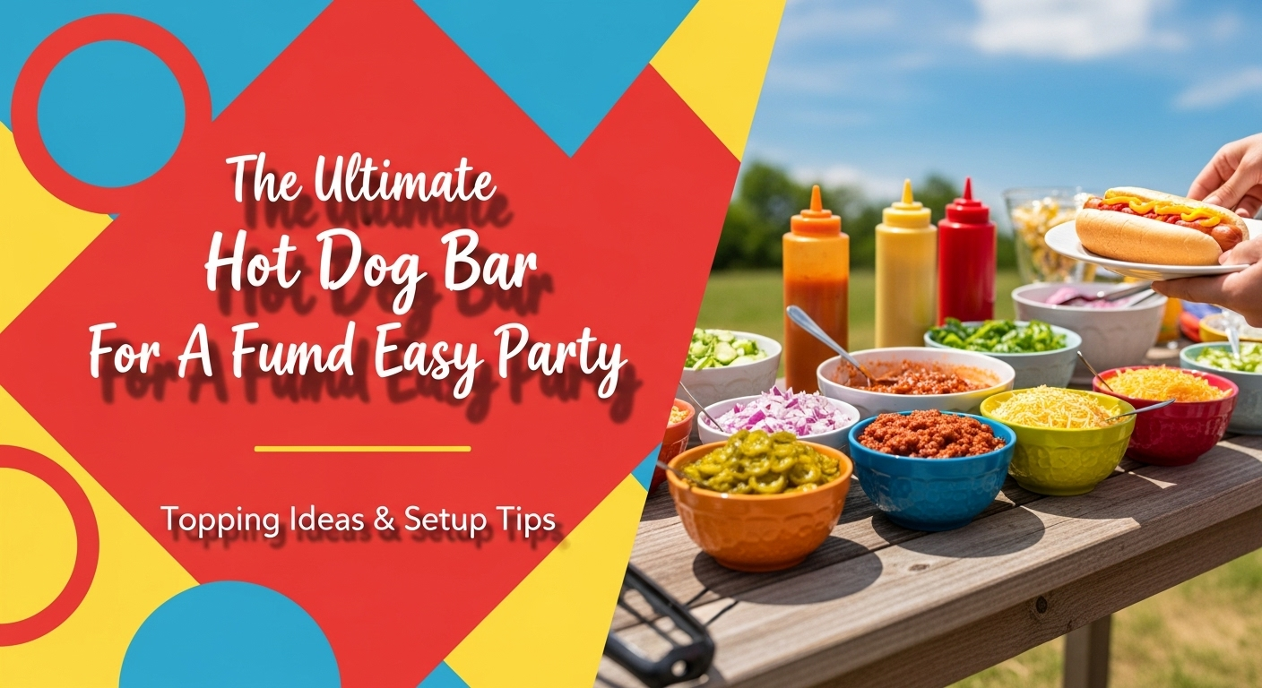 The Ultimate Hot Dog Bar For A Fun And Easy Party