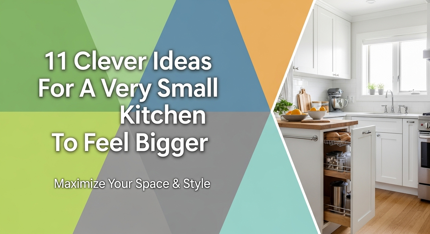 11 Clever Ideas For A Very Small Kitchen To Feel Bigger