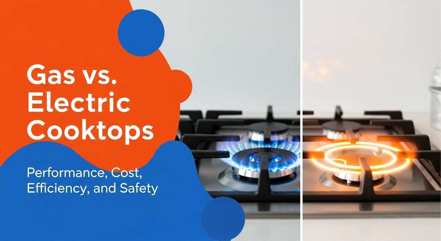 Gas Vs. Electric Cooktops: Performance, Cost, Efficiency, And Safety