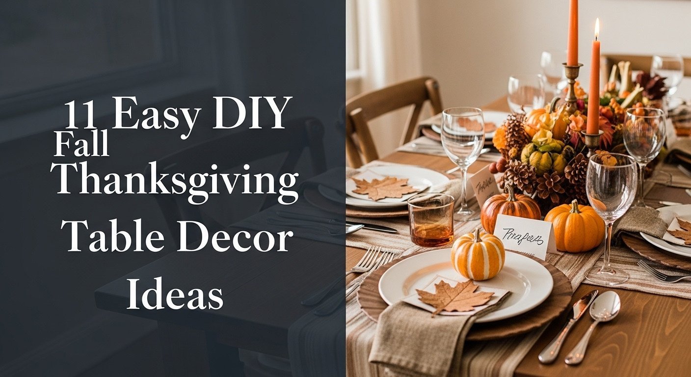 11 Easy DIY Fall Thanksgiving Table Decor Ideas 2026