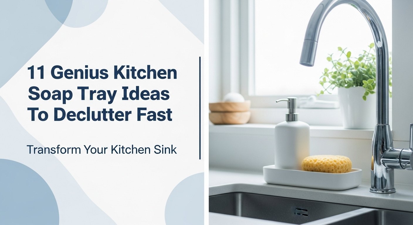11 Genius Kitchen Sink Soap Tray Ideas To Declutter Fast