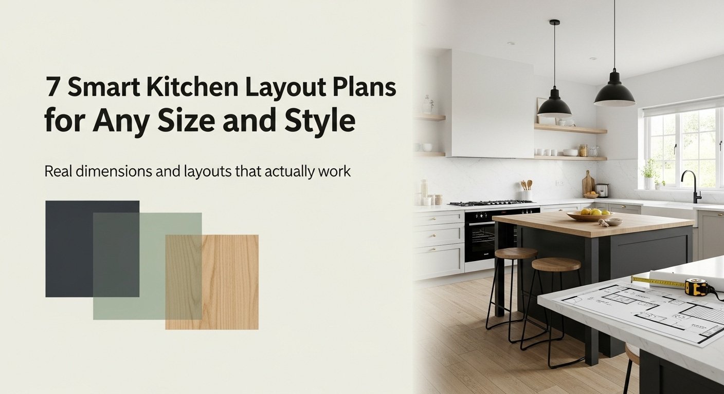 7 Smart Kitchen Layout Plans For Any Size And Style