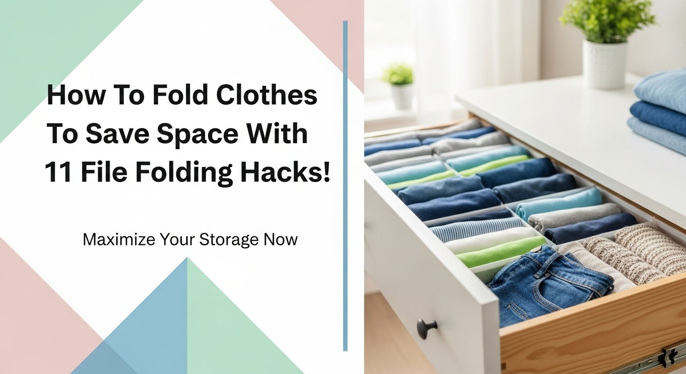 How To Fold Clothes To Save Space With 11 File Folding Hacks