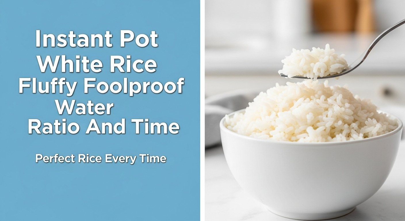 Instant Pot White Rice Fluffy Foolproof Water Ratio And Time
