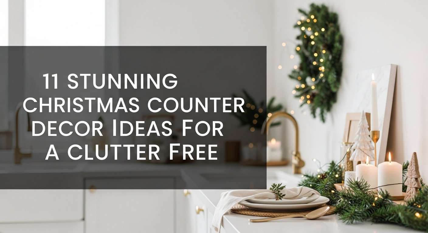 11 Stunning Christmas Counter Decor Ideas For A Clutter Free 2026