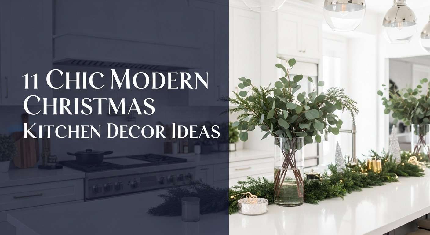 11 Chic Modern Christmas Kitchen Decor Ideas 2026