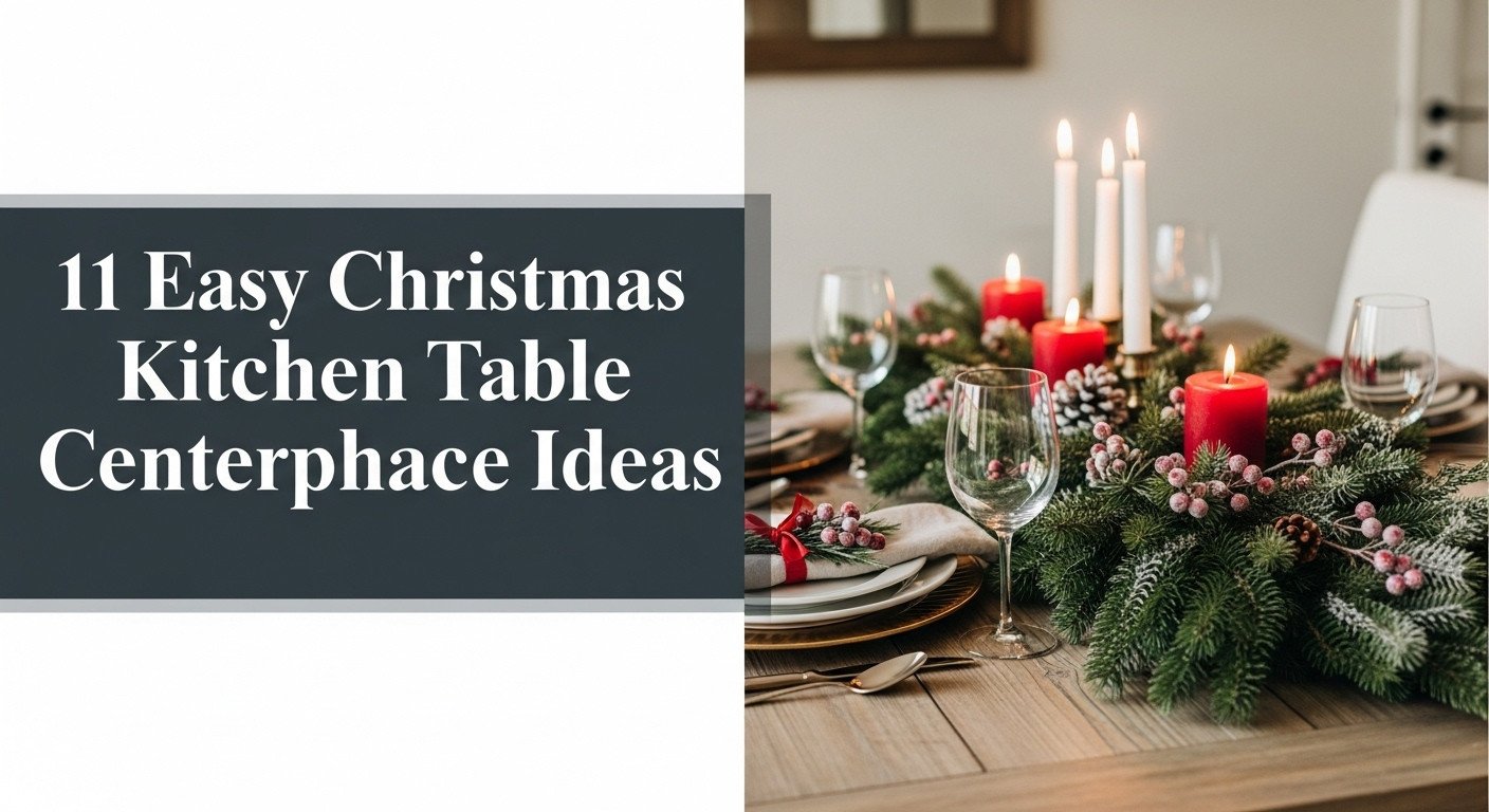 11 Easy Christmas Kitchen Table Centerpiece Ideas 2026