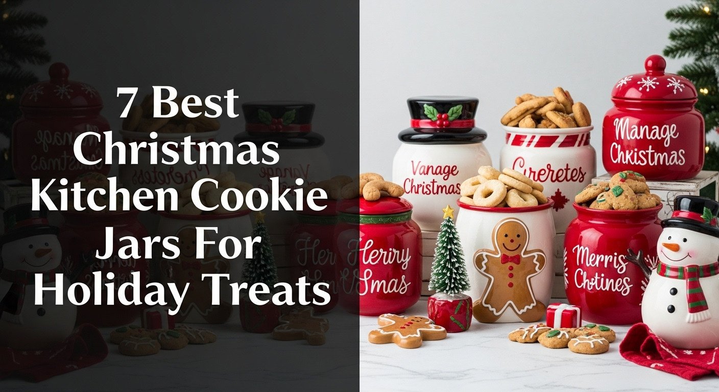 7 Best Christmas Kitchen Cookie Jars For Holiday Treats