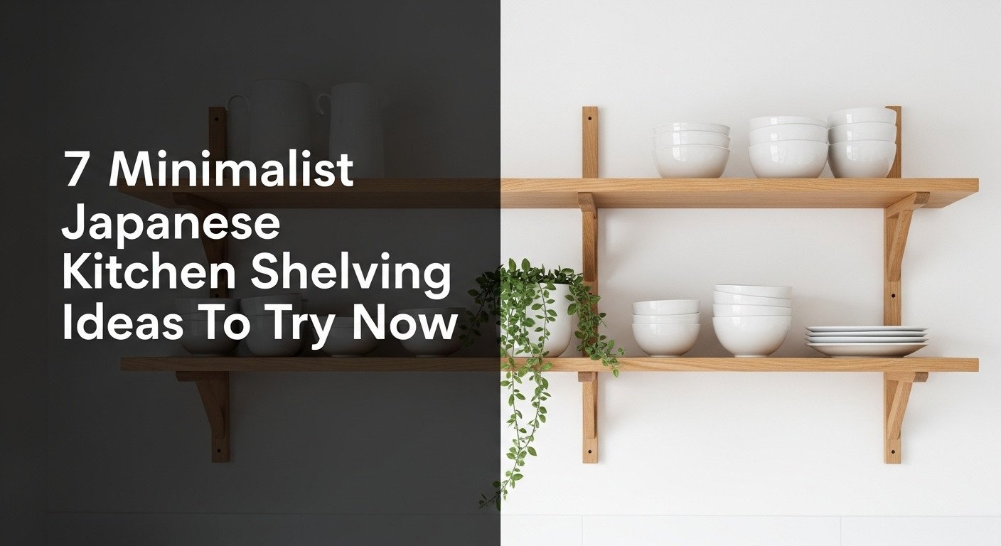 7 Minimalist Japanese Kitchen Shelving Ideas To Try Now