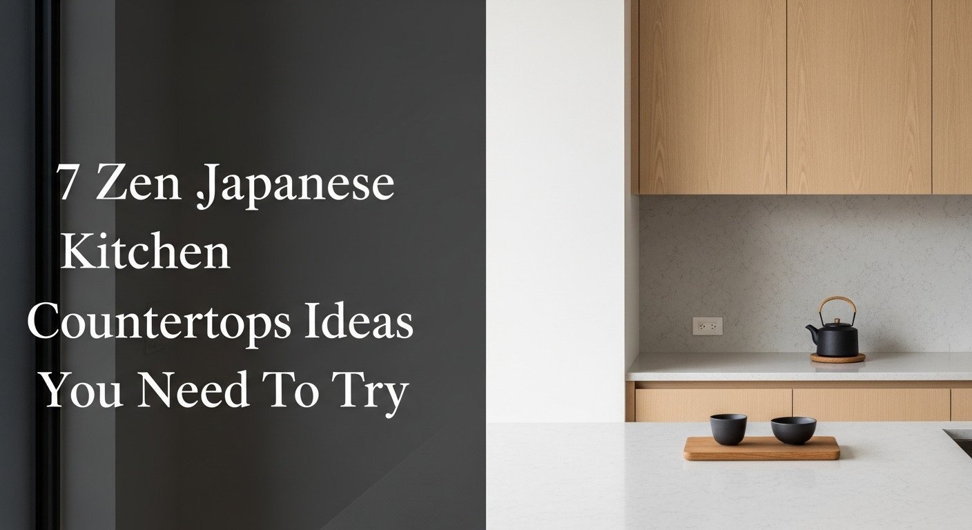 7 Zen Japanese Kitchen Countertops Ideas You Need To Try