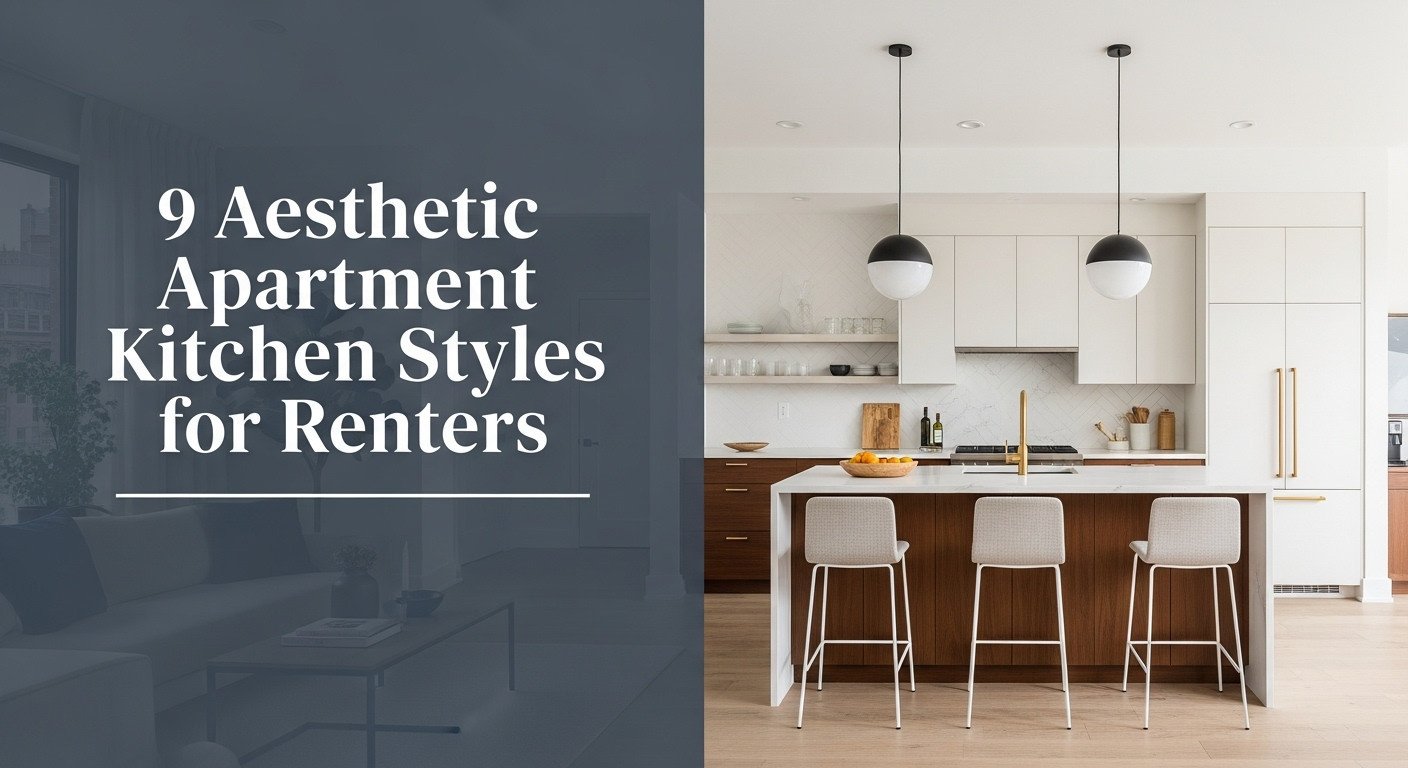 9 Aesthetic Apartment Kitchen Styles For Renters In 2026