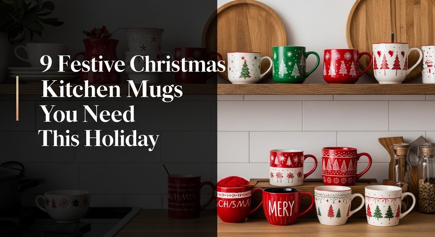 9 Festive Christmas Kitchen Mugs You Need This Holiday