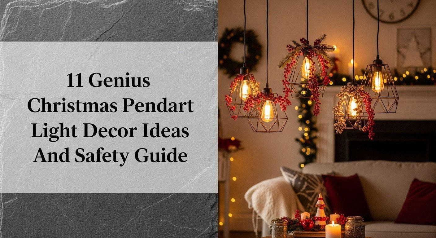 11 Genius Christmas Pendant Light Decor Ideas And Safety Guide