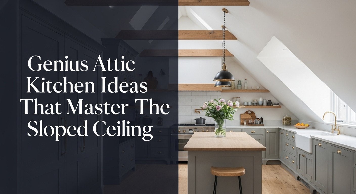 Genius Attic Kitchen Ideas That Master The Sloped Ceiling