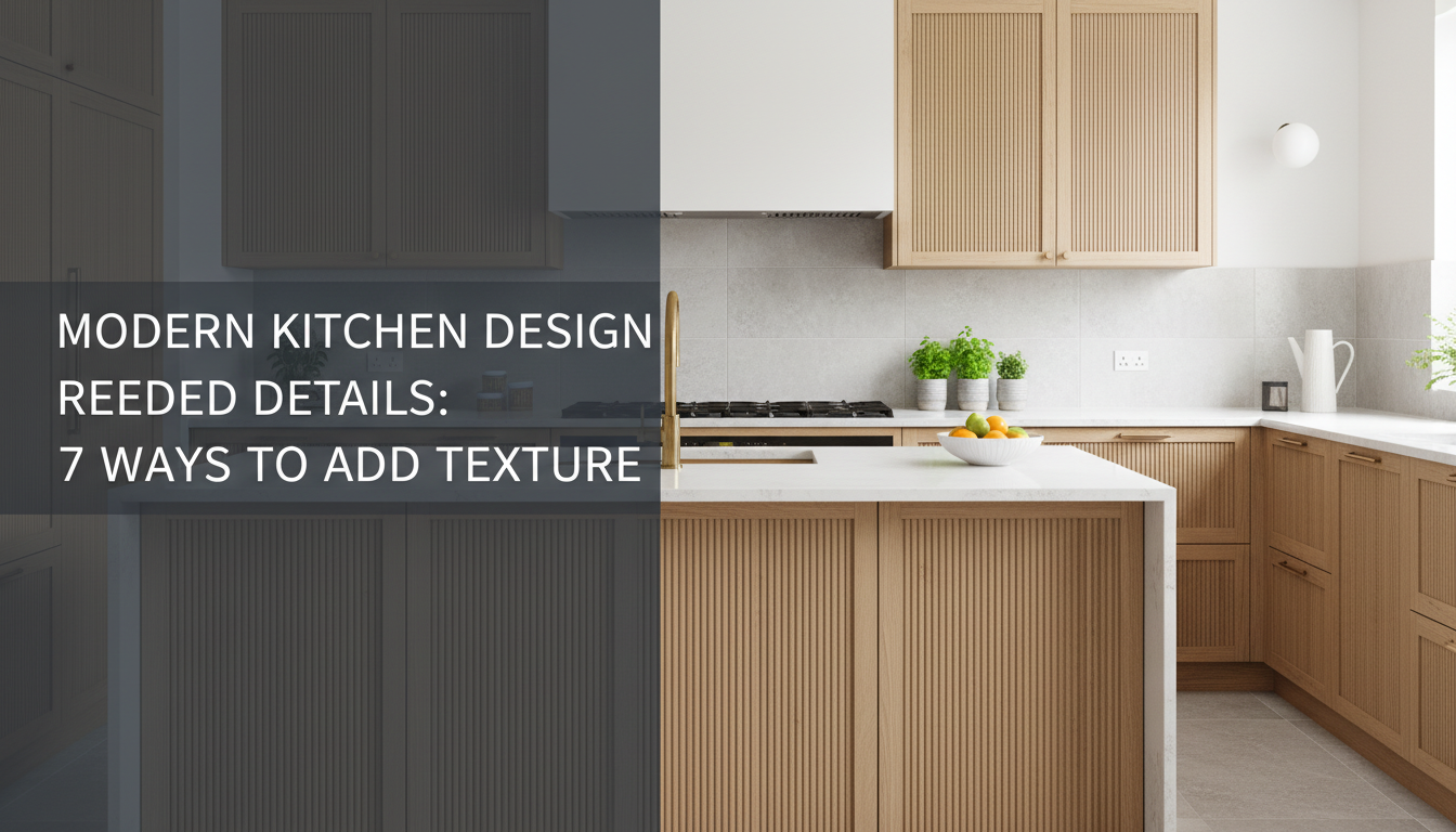Modern Kitchen Design Reeded Details: 7 Ways To Add Texture 2026
