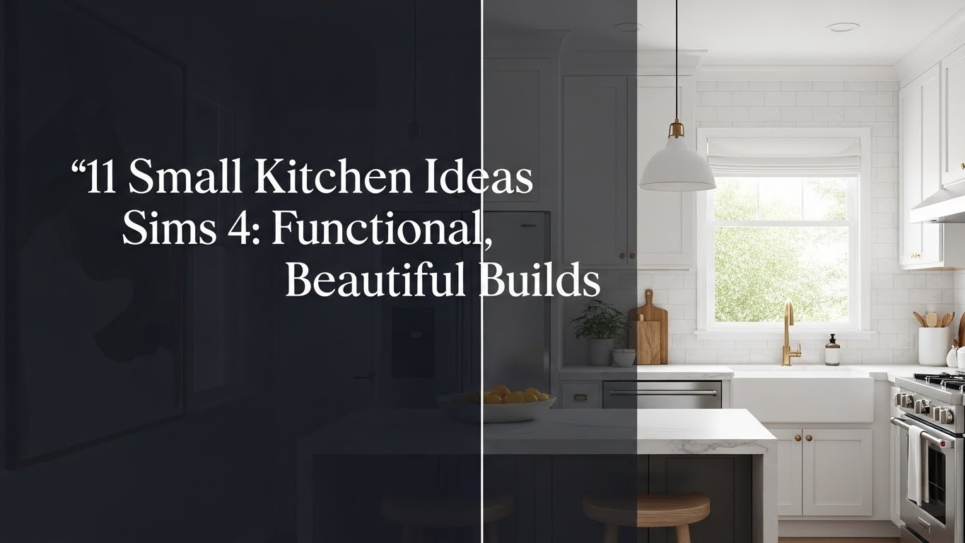 11 Small Kitchen Ideas Sims 4: Functional, Beautiful Builds