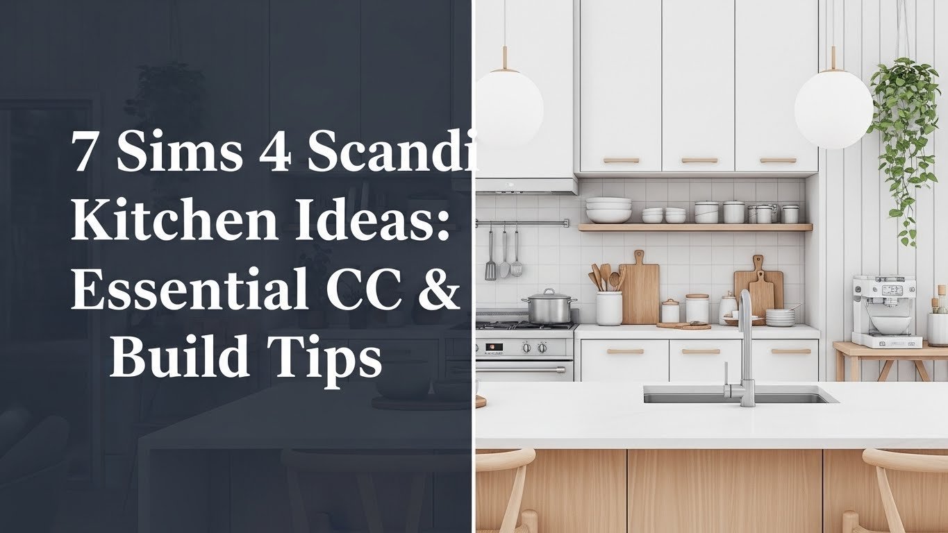 7 Sims 4 Scandi Kitchen Ideas: Essential CC & Build Tips For 2026