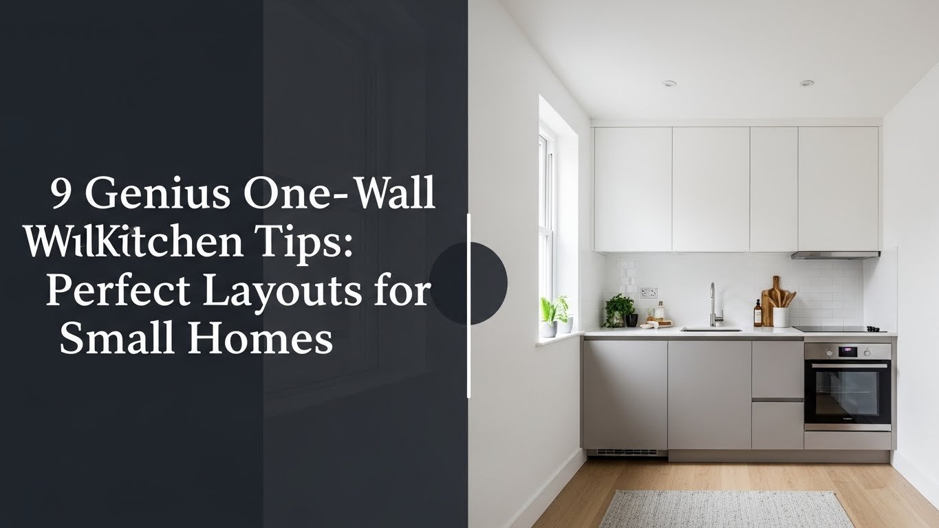 9 Genius One-Wall Kitchen Tips: Perfect Layouts For Small Homes ...