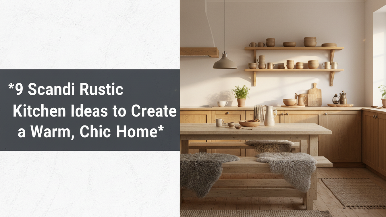 9 Scandi Rustic Kitchen Ideas To Create A Warm, Chic Home