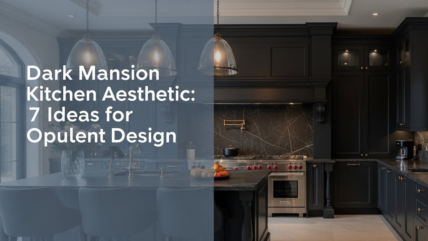 Dark Mansion Kitchen Aesthetic: 7 Ideas For Opulent Design