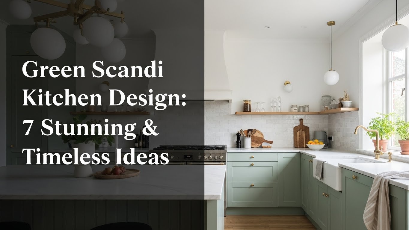 Green Scandi Kitchen Design: 7 Stunning & Timeless Ideas