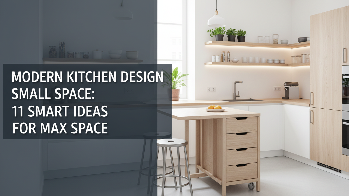 Modern Kitchen Design Small Space: 11 Smart Ideas For Max Space