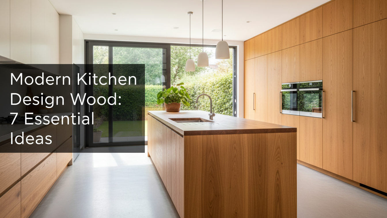 Modern Kitchen Design Wood: 7 Essential Ideas For 2026