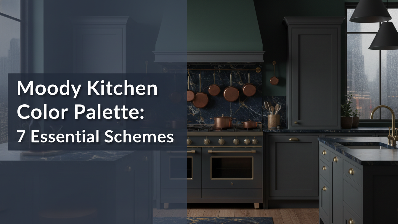 Moody Kitchen Color Palette: 7 Essential Schemes For 2026