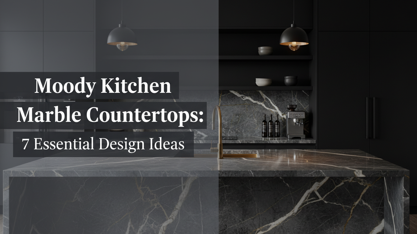 Moody Kitchen Marble Countertops: 7 Essential Design Ideas 2026