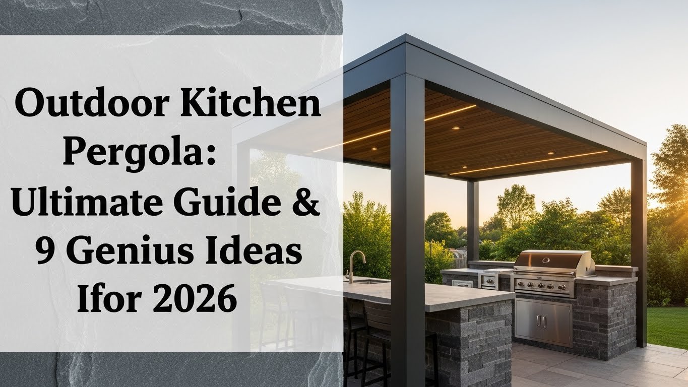 Outdoor Kitchen Pergola: Ultimate Guide & 9 Genius Ideas For 2026