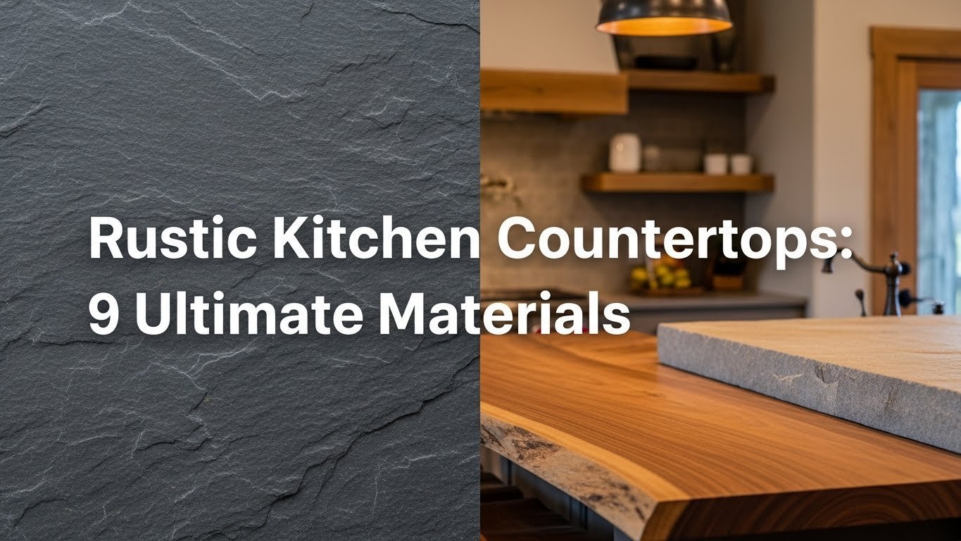 Rustic Kitchen Countertops: 9 Ultimate Materials For 2026