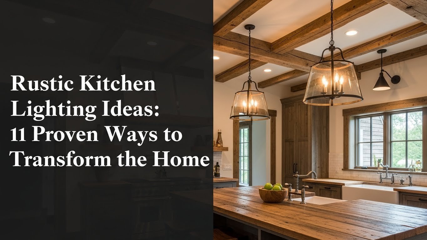 Rustic Kitchen Lighting Ideas: 11 Proven Ways To Transform Home