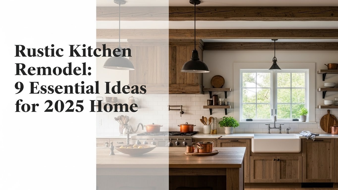 Rustic Kitchen Remodel: 9 Essential Ideas For 2026 Home