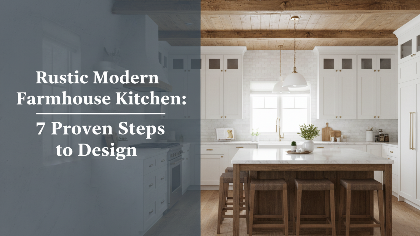 Rustic Modern Farmhouse Kitchen: 7 Proven Steps To Design 2026