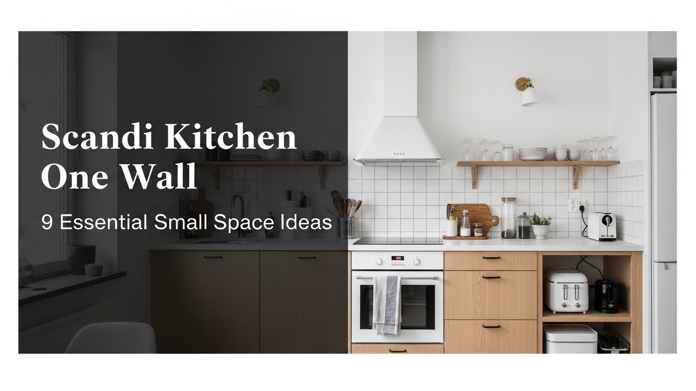 Scandi Kitchen One Wall 9 Essential Small Space Ideas