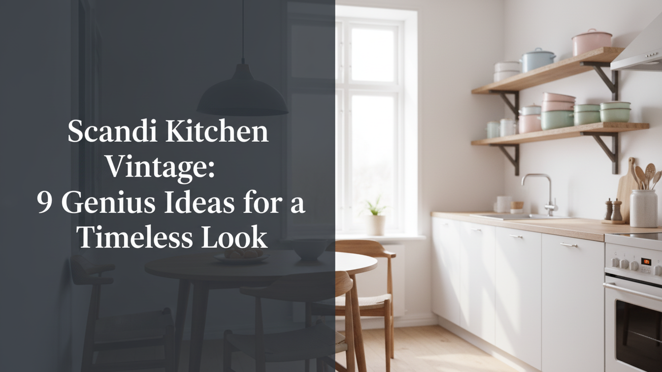 Scandi Kitchen Vintage: 9 Genius Ideas For A Timeless Look