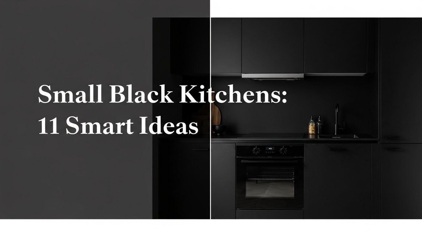 Small Black Kitchens: 11 Smart Ideas For 2026